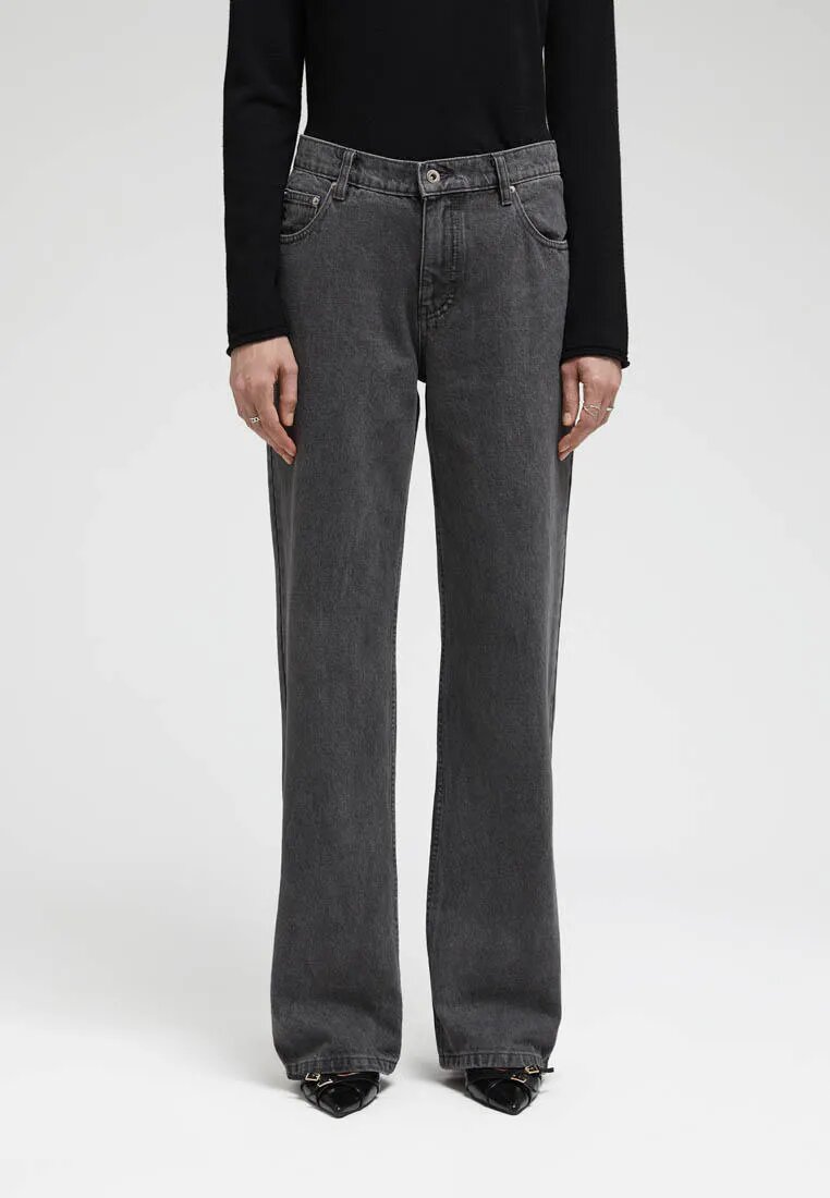 Джинсы широкие straight fit 