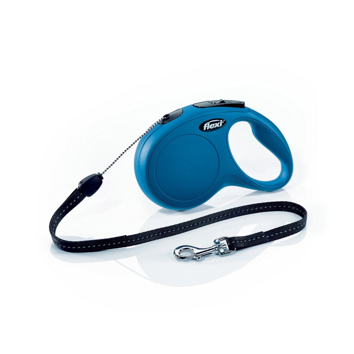 Поводок-рулетка Flexi New Classic cord S 8m 12 kg blue