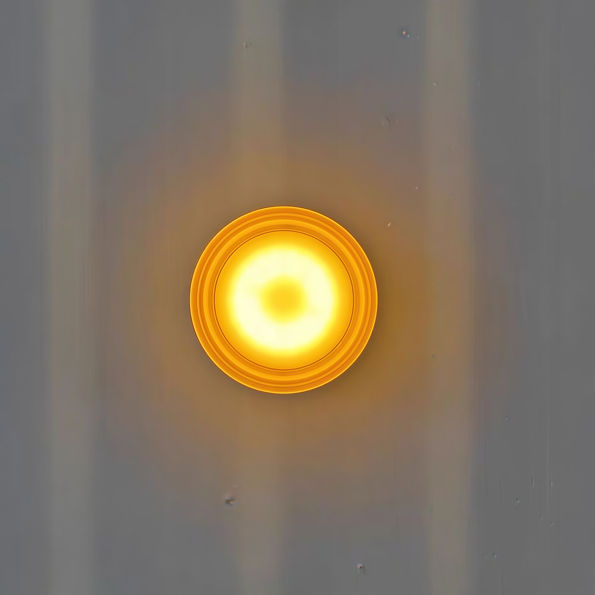 Настенный светильник Clear Lighting "Dimple Flush", LED, янтарный, теплый свет, белый