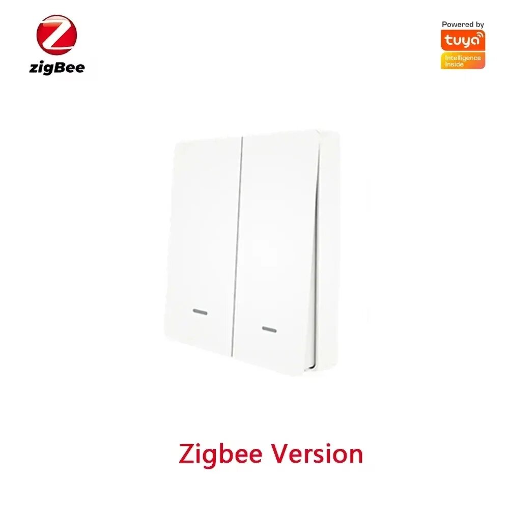 Беспроводной переключатель сцен Tuya Zigbee, умная кнопка, контроллер освещения сцены 1/2/3Gang, приложение Smart Life, сценарий автоматизации Alexa