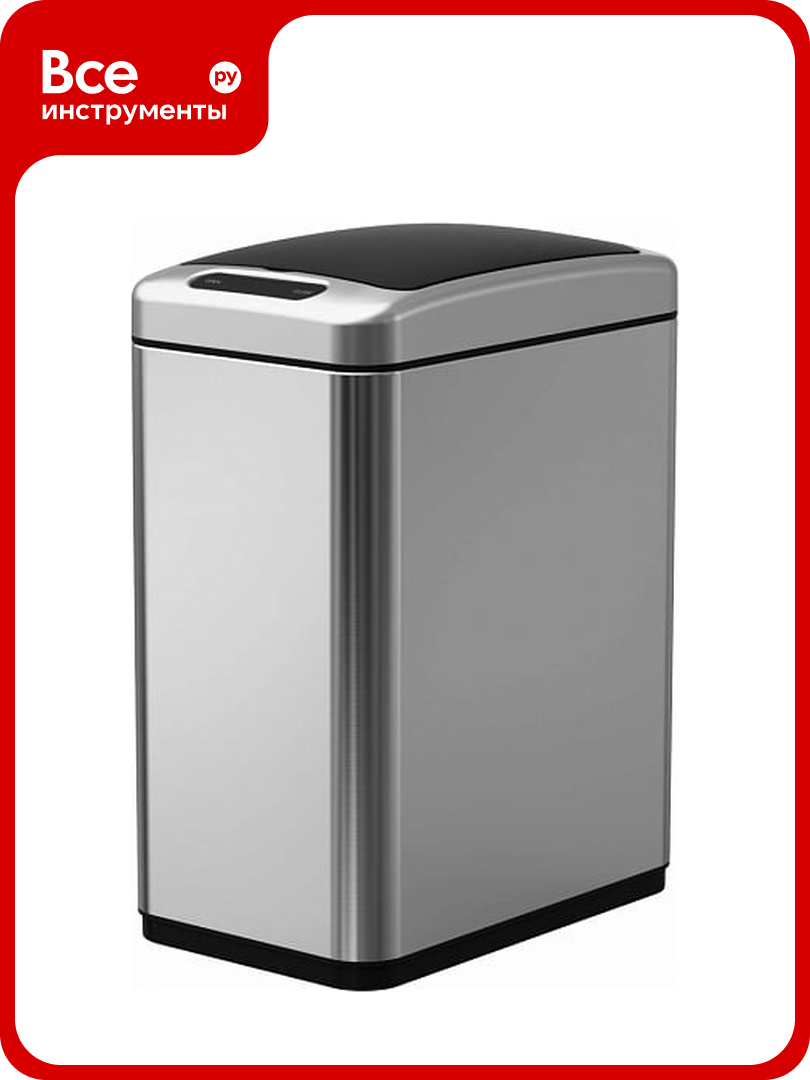 Сенсорное ведро WeltWasser WW NAVY MT 8 л матовая сталь, сбора и хранения отходов