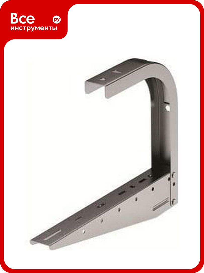 Скоба CS на лоток с основанием 200 мм DKC BBA2020 для прокладки электрических сетей