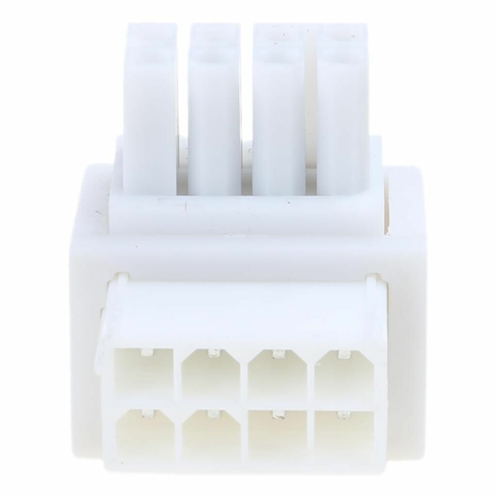 8-контактный адаптер для видеокарты с поворотной головкой на 90 градусов-белый