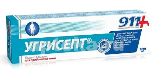911 Угрисепт гель-бальзам для проблемной кожи 100 мл