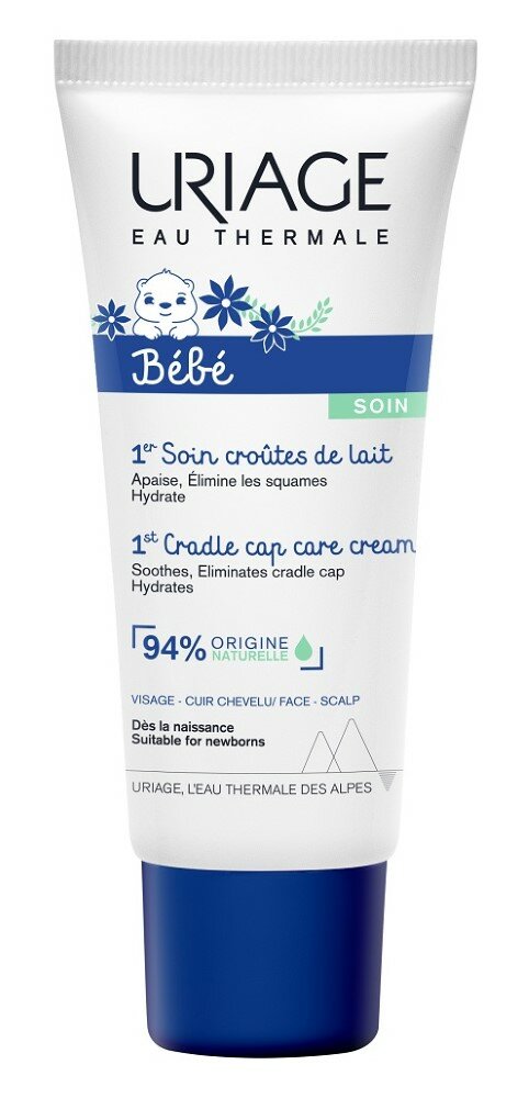Uriage bebe крем от молочных корочек первый 40 мл