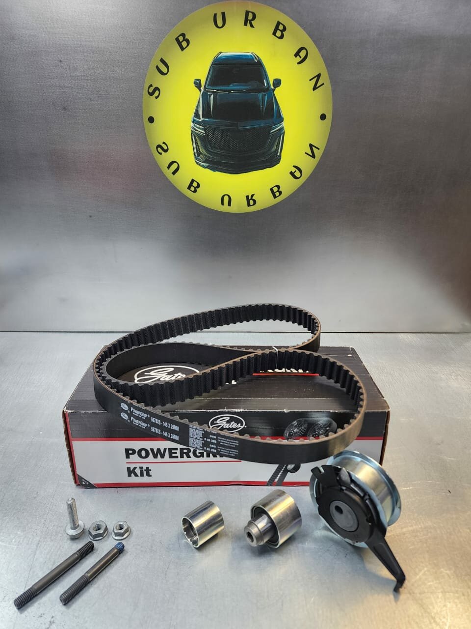 Комплект ремня ГРМ Шкода Октавия Рапид Суперб, Ауди А4 А5 Q3, Фольксваген Гольф Кадди Тигуан (1.6-2.0 дизель) GATES K015678XS