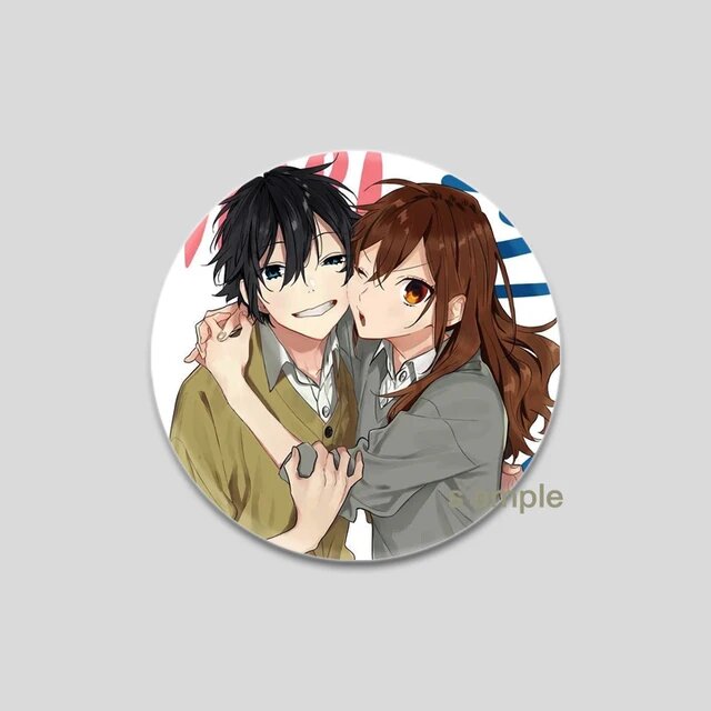 58/44/32 мм аниме CloverWorks, круглые мягкие пуговицы, милая брошь в виде фигуры для рюкзака, украшения одежды, модные подарки