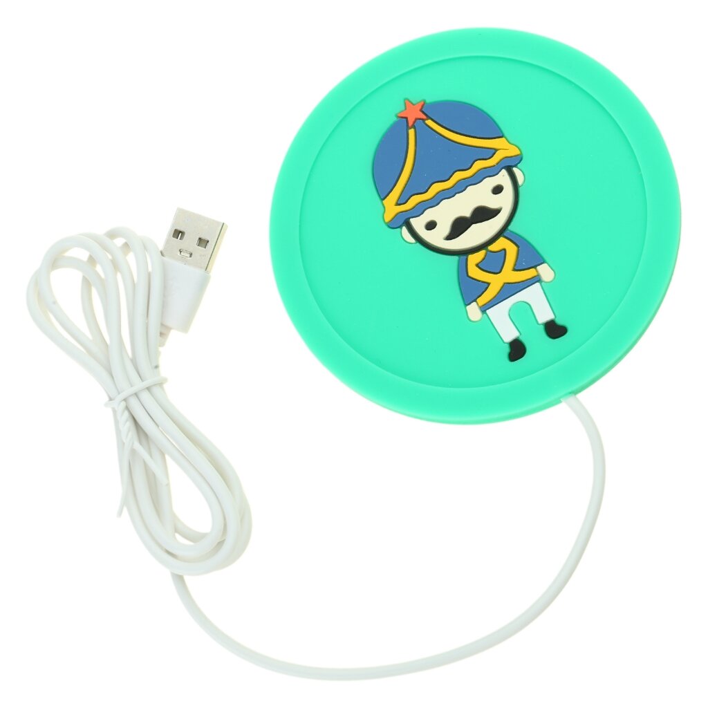 Силиконовая Циновка Подогревателя Каботажного Судна Чашки Кофе УСБ Мультфильма Грелка для Отверждения Смолы Инструменты