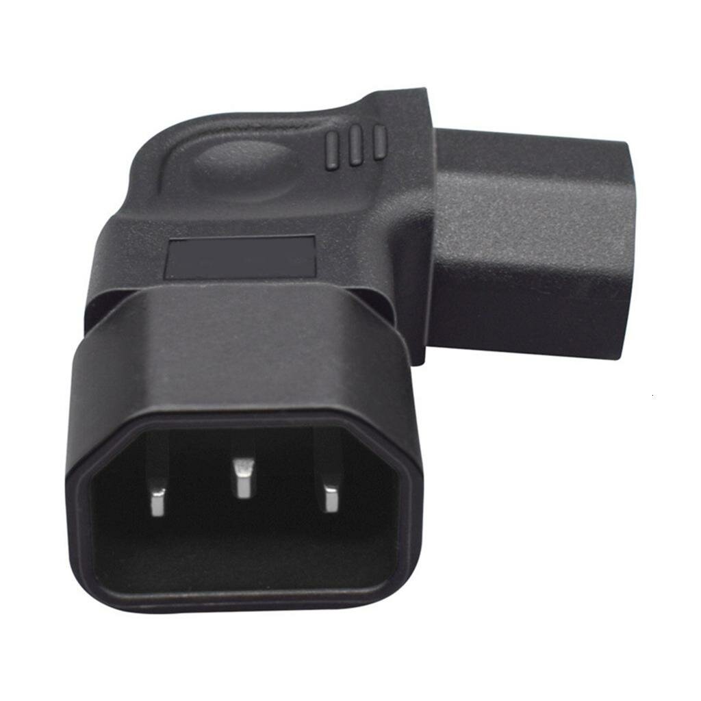 Угловой переходник IEC320 C14 на C13