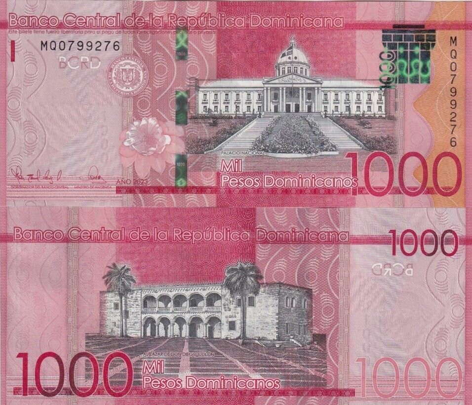 Доминикана 1000 песо 2023 (UNC Pick 193)