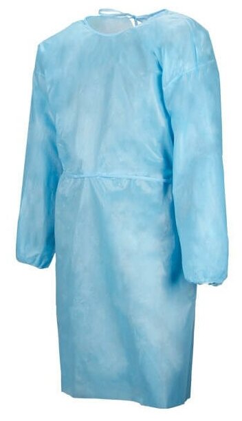 Халат гекса хир/стер 110х25 р.52-54 (голубой)