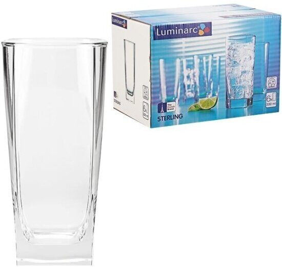 Набор стаканов высокие Luminarc стерлинг 6 шт, 330 мл