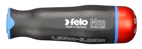Рукоятка Felo c регулировкой крутящего момента Nm 1,5-3,0 Нм