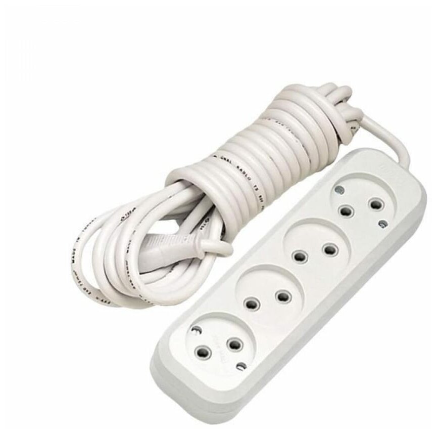Удлинитель без заземления 4х3 м Makel 143 MGP143, 3 м