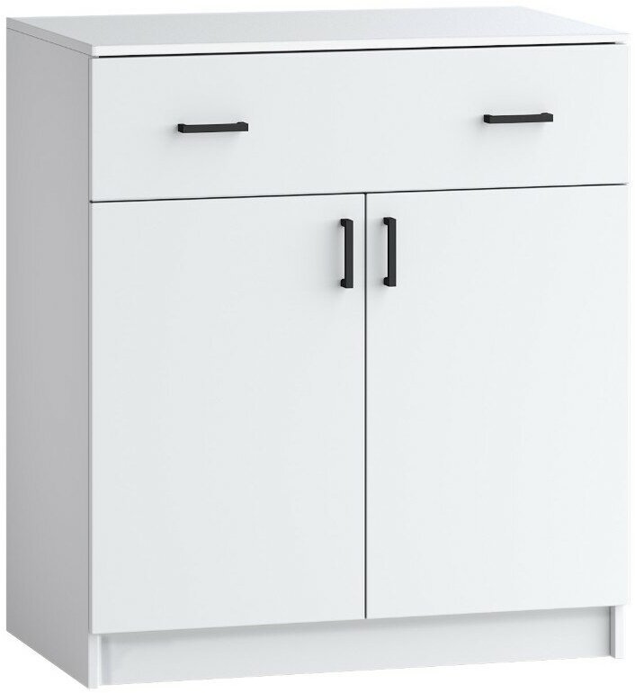 Комод для одежды Бард 11, Легкомаркет, ЛДСП, цвет белый, 60х89х50, 1 ящик/двери