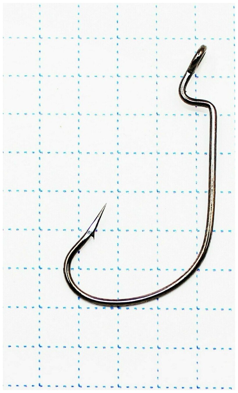 Крючок KOI "OFFSET WORM", офсетный №3/0 (10 шт)