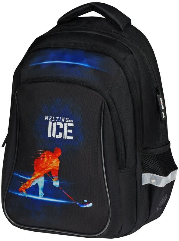 Рюкзак Berlingo Comfort "Hockey" 38*27*18см, 3 отделения, 3 кармана, эргономичная спинка, 336359