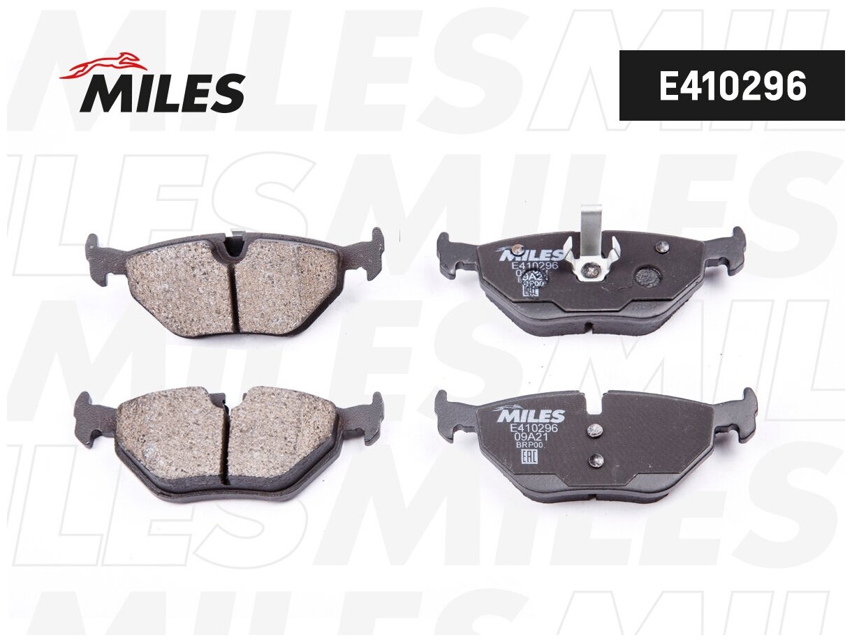Колодки тормозные BMW E36/E46/Z4 E85/E86 задние Low-metallic Miles