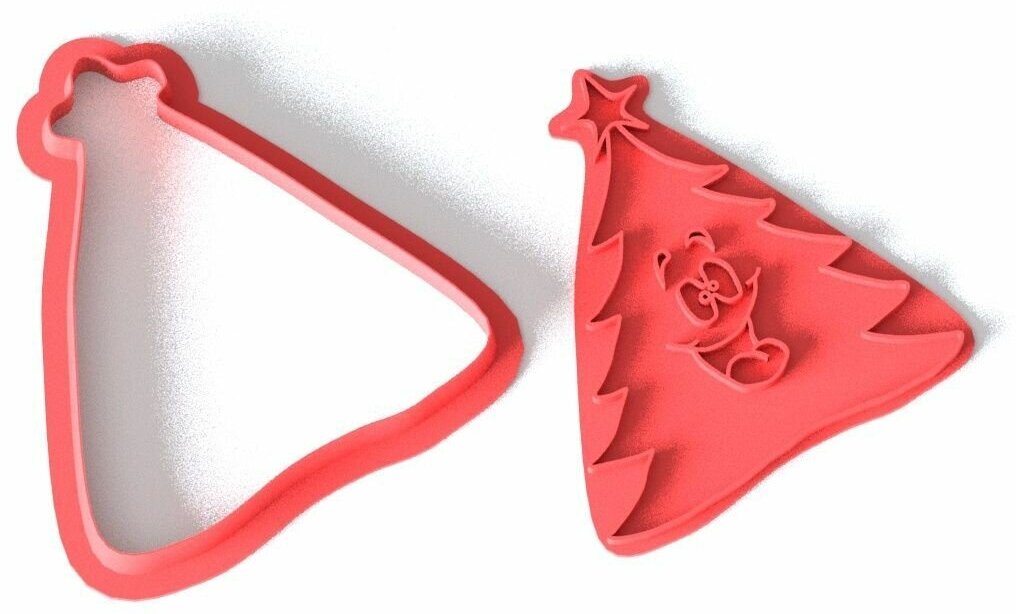 Форма для печенья, пряников Cookie Cutters Creators "Веселая елочка", фигурная, пластик