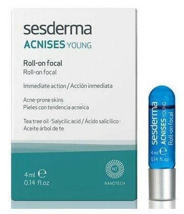 Sesderma ! ACNISES YOUNG - Роликовое средство для локального применения, 4 мл