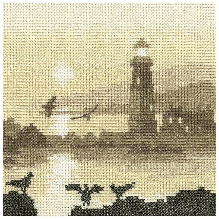 Набор для вышивания Heritage #PSGL532E Маяк, Счетный крест, 12.5 x 12.5 см