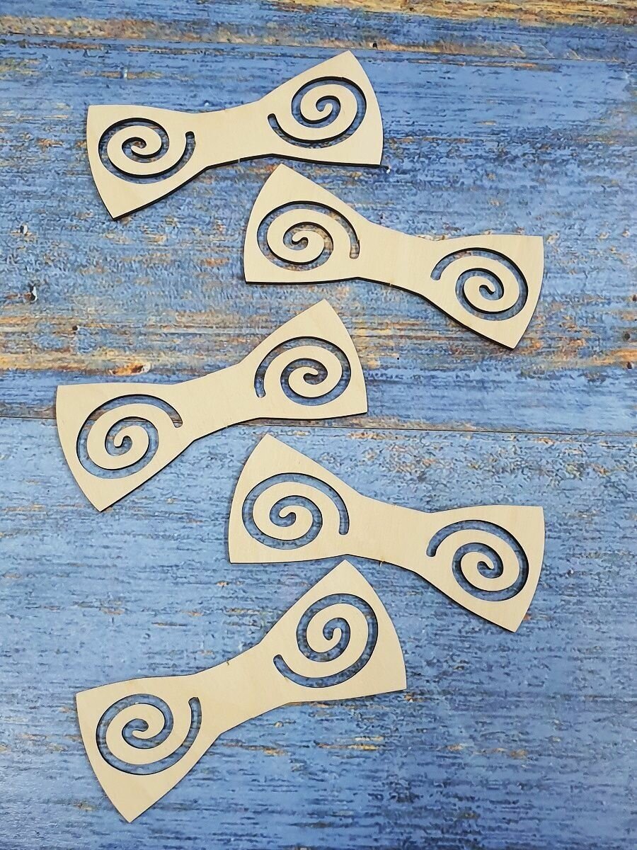 Деревянные заготовки декупаж Галстук