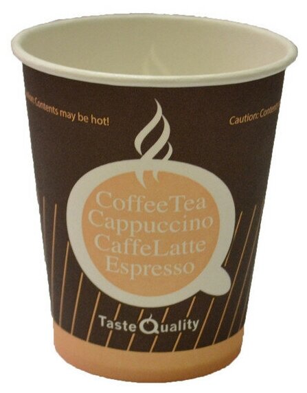 Стакан одноразовый бумажный 165 мл 100 штук в уп TasteQuality HB70-195-0071 499888