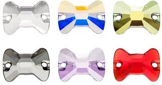 Страз 3258-DT11 Crystal 12 x 8.5 мм кристалл в пакете белый Crystal для рукоделия и декора