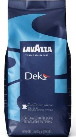Lavazza Dek кофе в зернах без кофеина 500г пакет с клапаном (2744)