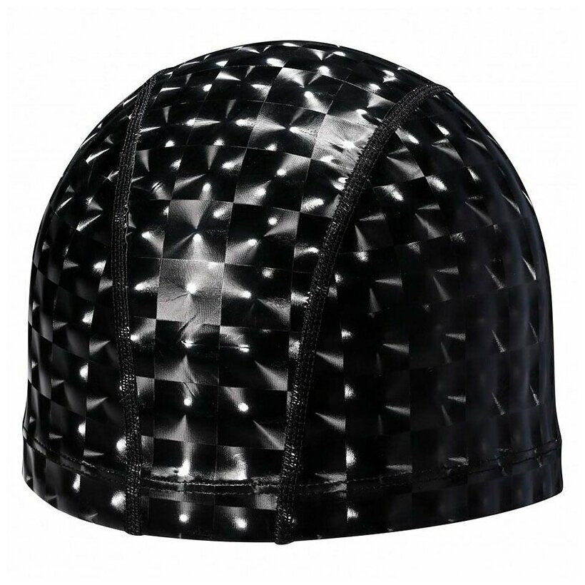 Шапочка для плавания комбинированная Cupa Lapa Cap 18, черный/серый