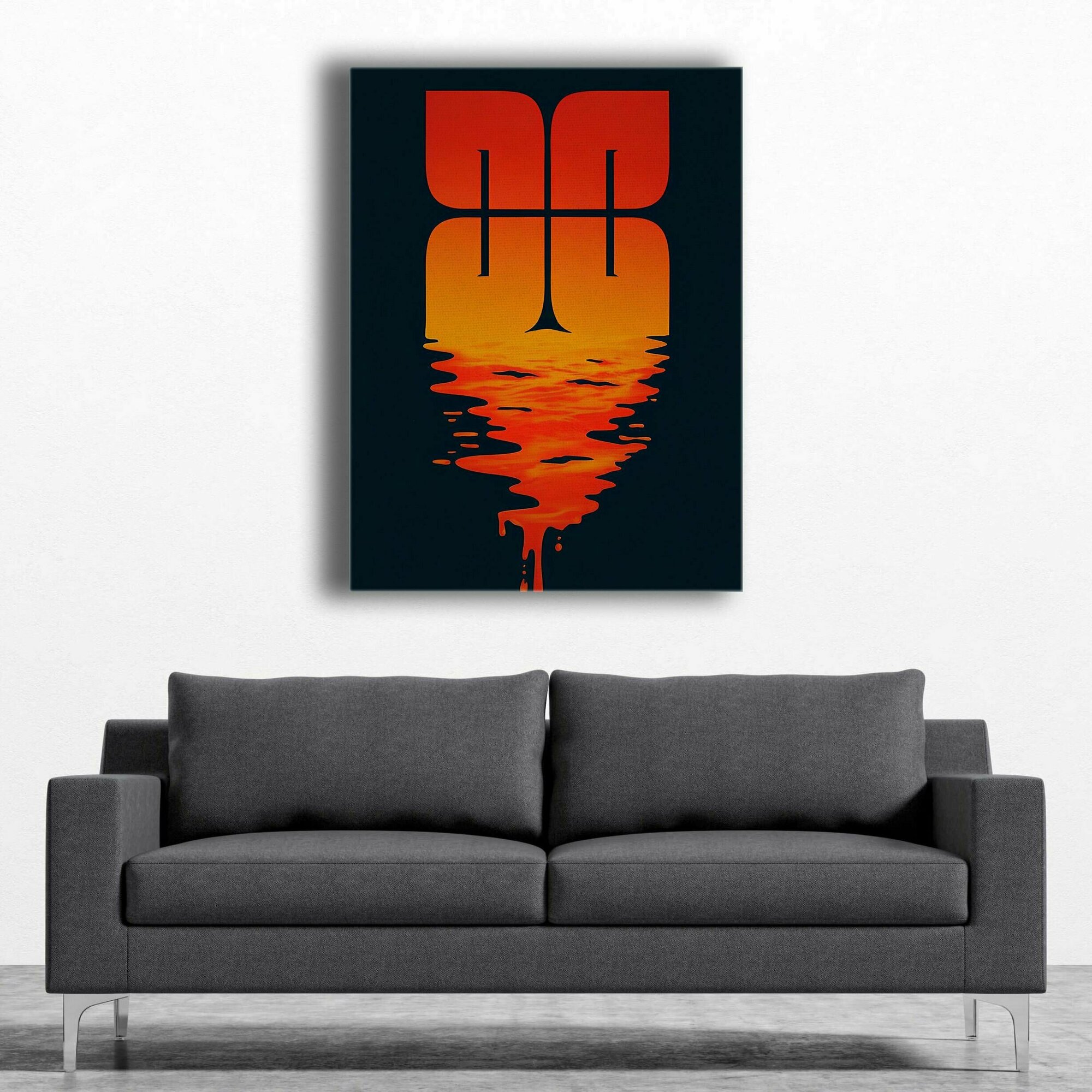 Интерьерная картина на холсте / MiyaGi / Andy Panda 30*40