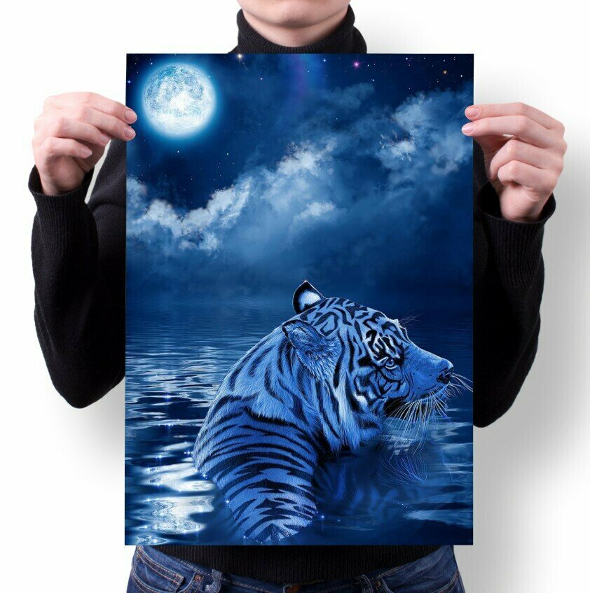 Плакат А4 Принт "Год Тигра 2022" - 8