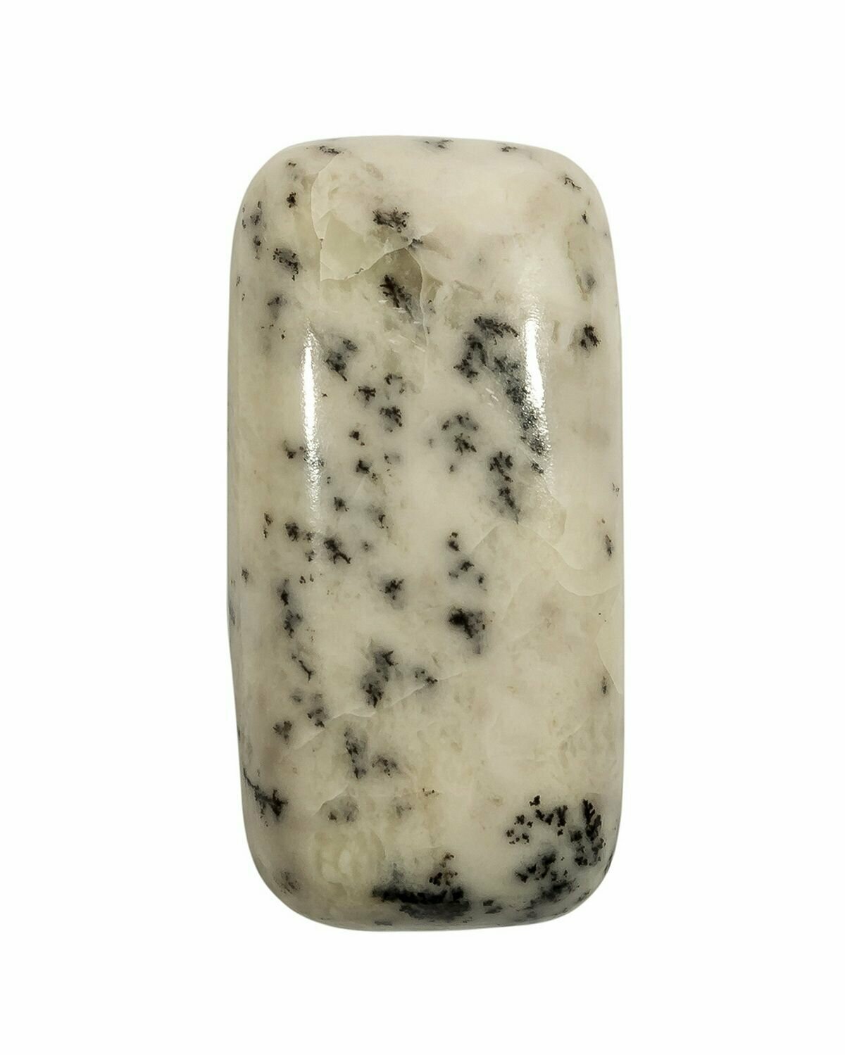 Кабошон из дендритового опала размером 26х14х6 мм.