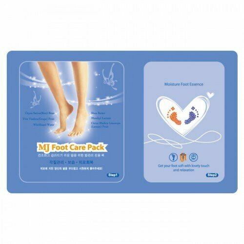 Mijin Маска для ног Foot Care Pack, с гиалуроновой кислотой, 22 г, 1 шт