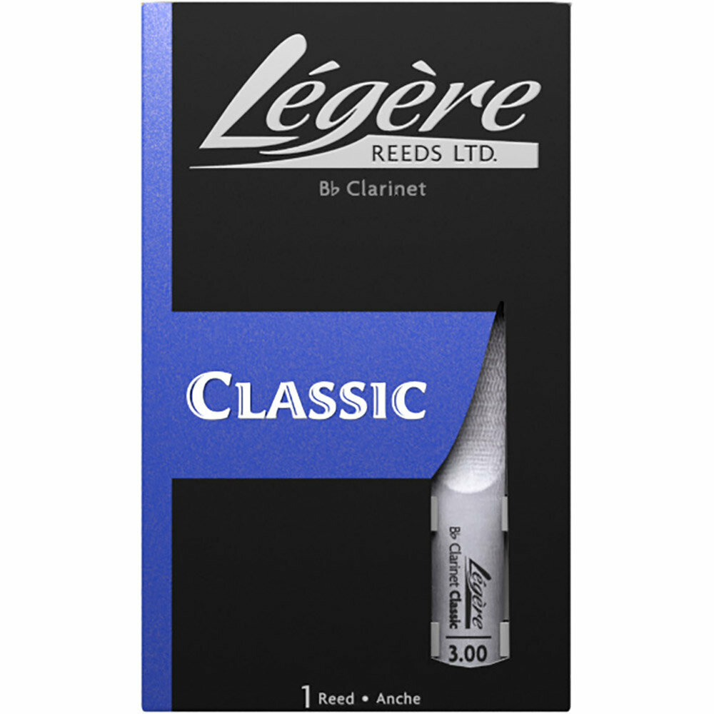 Трость для кларнета Legere Classic №3 Bb пластиковая, насыщенный звук