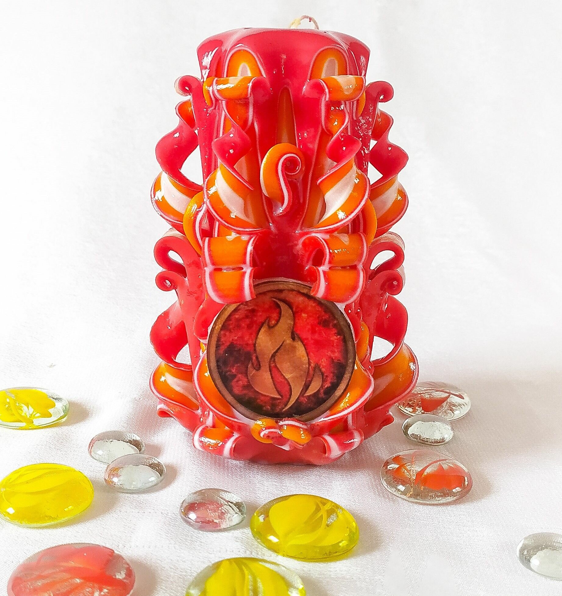 Энергетическая Свеча Стихия Огонь короткая Selana Rejini