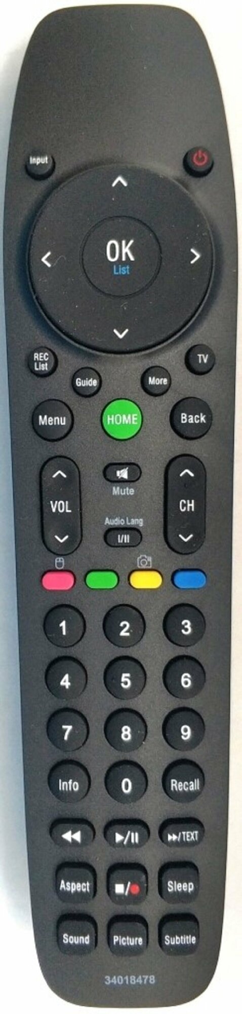 Пульт для DEXP 34018478 BLACK