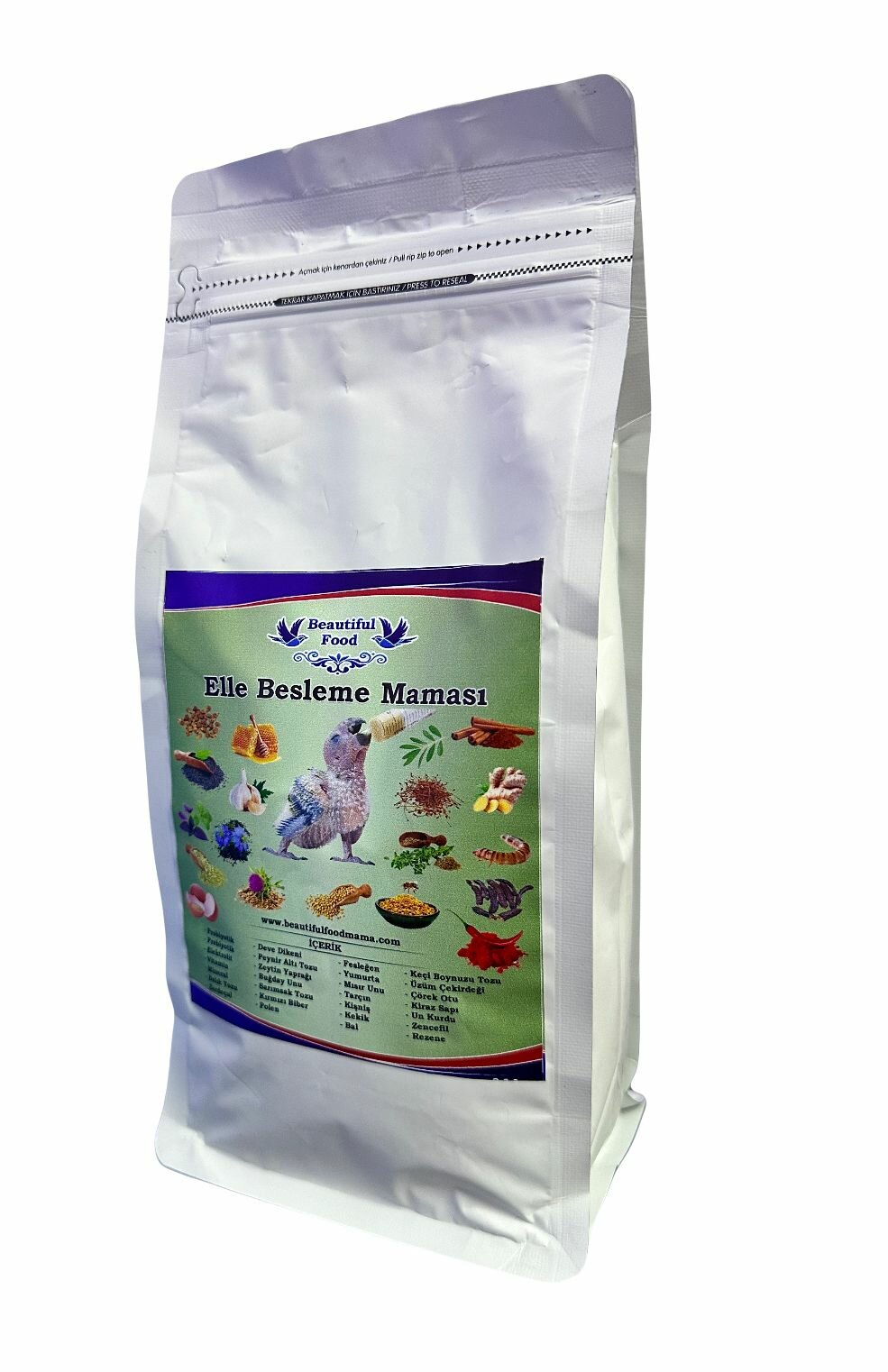 Смесь для выкармливания птенцов Beautiful Food Baby Bird 750 г 21% протеина), альтернатива Nutribird а21