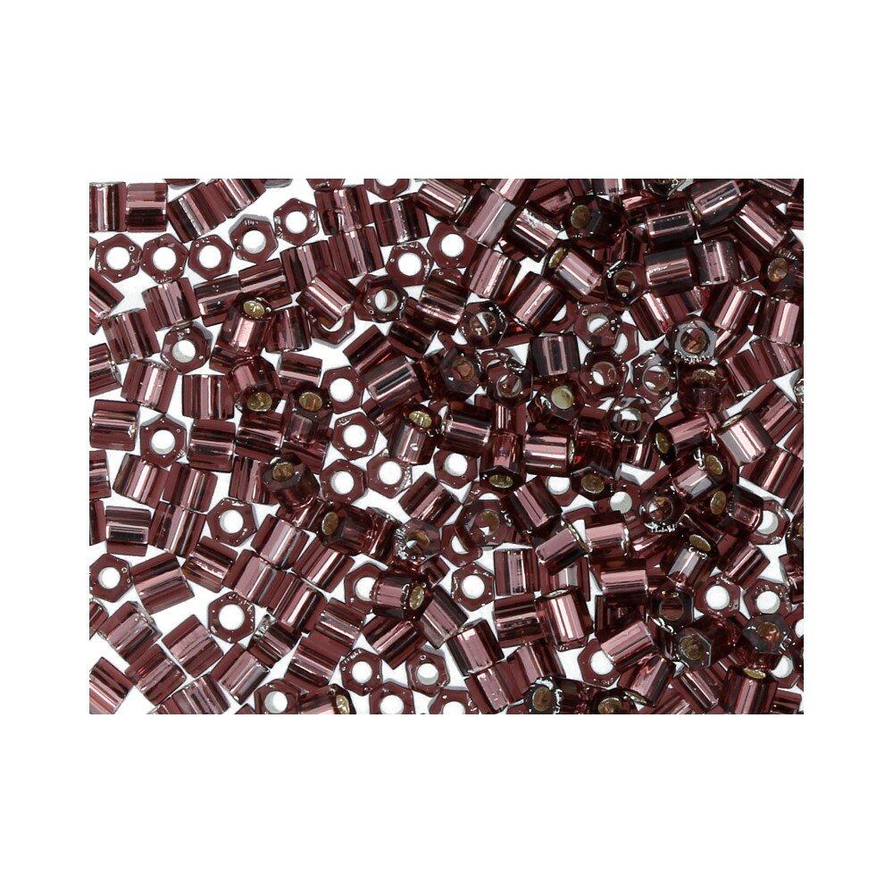 Бисер "TOHO" 11/0 HEXAGON 2.2 мм 5 г №0026C фиолетовый