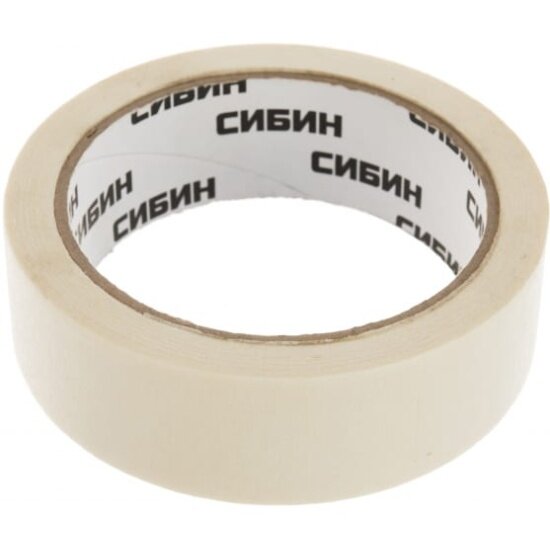 Малярный скотч, креповый Сибин , 30мм х 25м, cибин 12111-30_z01, 12111-30_z01