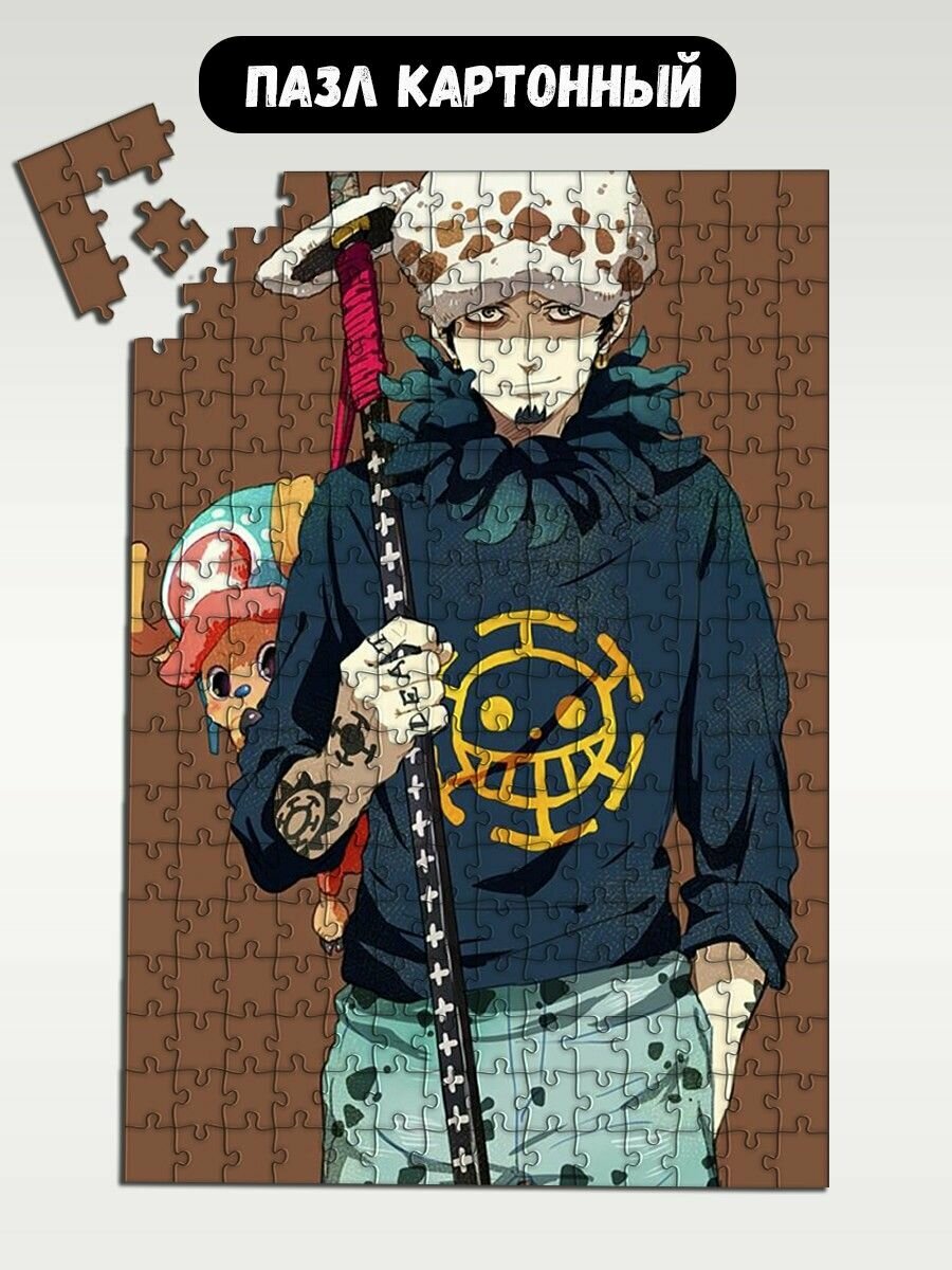Пазл картонный А3: модель аниме One Piece (Ван - 114