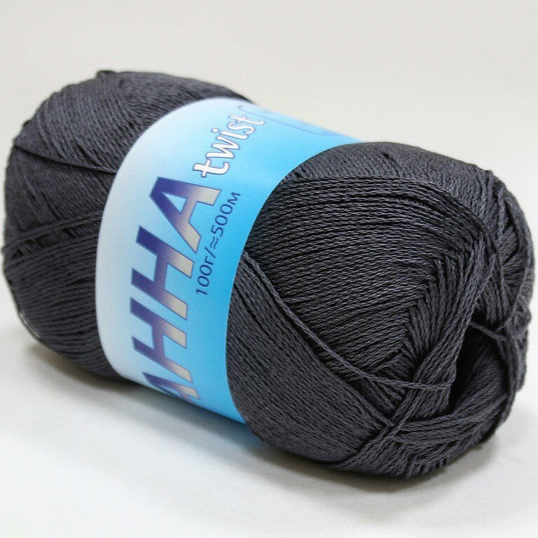 Пряжа Seam ANNA TWIST 376 т. серый (5 мотков)