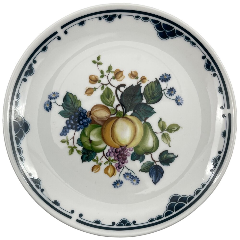 Тарелка "Фруктовый букет", 17 см, фарфор, 1954-1990 гг, Seltmann Weiden, Германия