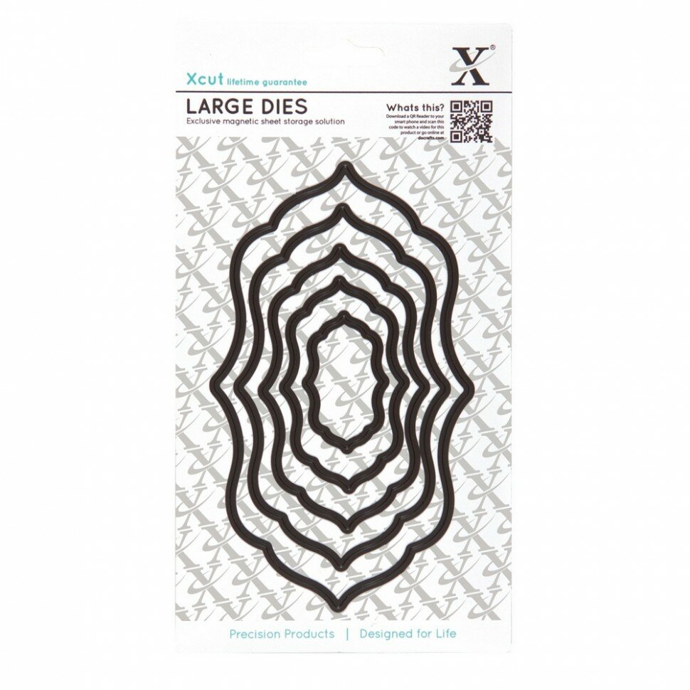 Docrafts XCU503415 Набор ножей для вырубки "Дверная табличка", 5 шт