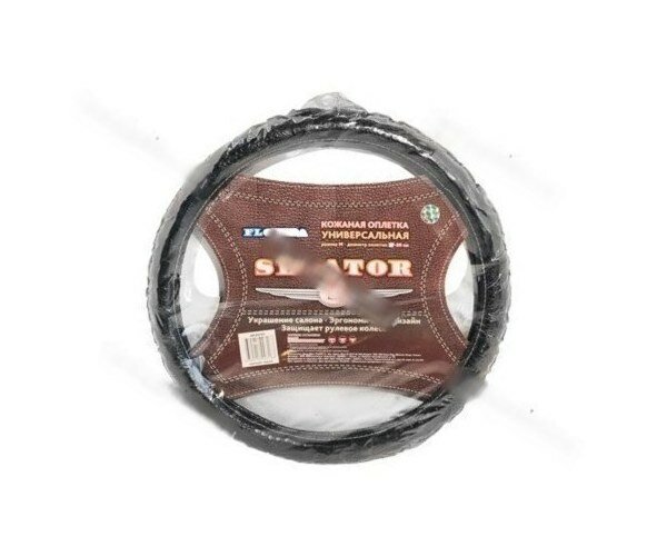 Оплетка на руль Senator Florida M D-38 см черная – элегантный дизайн и удобство