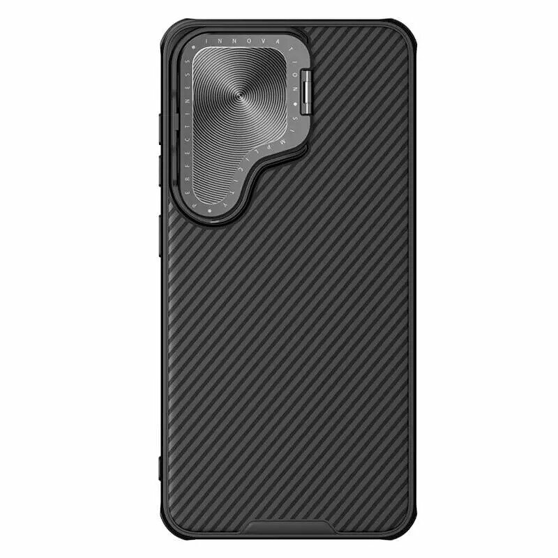 Чехол на Samsung S24 с защитой камеры / Nillkin серия Camshield Prop , черный