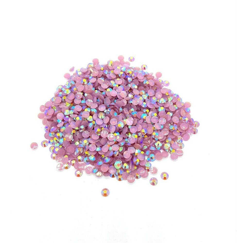Стразы холодной фиксации SS-20 (5 мм) / Холодные стразы / Стразы неклеевые акрил цв. пудровый AB (1000 шт)
