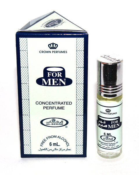 Al-Rehab Concentrated Perfume FOR MEN (Масляные арабские духи для мужчин Аль-Рехаб), 6 мл.