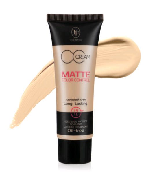 Triumph Ctw-09 - Cc Cream - Matte Color Control Стойкий тональный крем для всех типов кожи 40 мл. №905 golden beige (золотисто-бежевый)