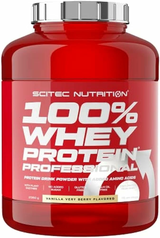 Протеин для набора мышечной массы Scitec Nutrition Whey Protein Prof 2350 g (vanilla very berry)